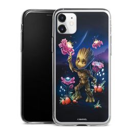 DeinDesign iPhone 11 Handy Slim Case Silikon Handyh&uuml;lle transparent H&uuml;lle extra d&uuml;nn Guardians Of The Galaxy Marvel Baby Groot Silikon Slim Case
