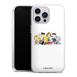 DeinDesign iPhone 13 Pro Handy Silikon H&uuml;lle Case transparent Handyh&uuml;lle Peanuts Kindheit Merchandise Silikon Case