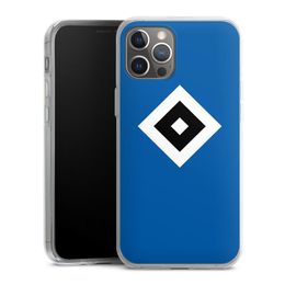 DeinDesign iPhone 12 Pro Max Handy Silikon H&uuml;lle Case transparent Handyh&uuml;lle Logo Hsv Hamburger Sv Silikon Case