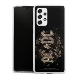 DeinDesign Galaxy A33 5G Handy Silikon H&uuml;lle Case transparent Handyh&uuml;lle Rock Or Bust Official Licensed Product Acdc Silikon Case