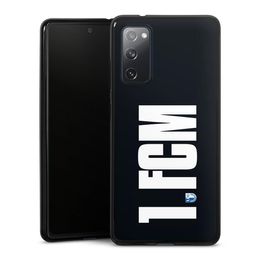 DeinDesign Galaxy S20 FE Handy Silikon H&uuml;lle Case schwarz Handyh&uuml;lle Official Licensed Product 1. Fcm 1. Fc Magdeburg