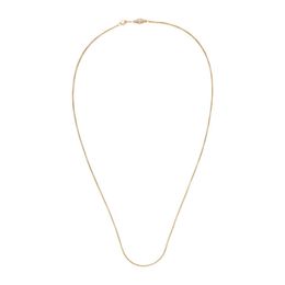Akitsune Edelstahlkette Pearl Halskette Gold 50 cm // 19.68 In, 50 cm // 19.68 In