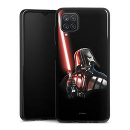 DeinDesign Galaxy A12 Handy Silikon H&uuml;lle Case schwarz Handyh&uuml;lle Darth Vader Merchandise Star Wars