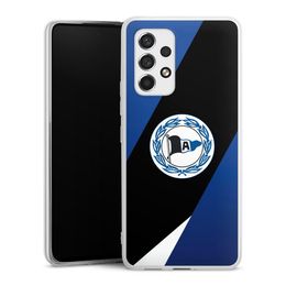 DeinDesign Galaxy A53 5G Handy Silikon H&uuml;lle Case transparent Handyh&uuml;lle Arminia Bielefeld Official Licensed Product Dsc Silikon Case