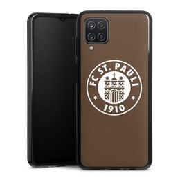 DeinDesign Galaxy A12 Handy Silikon H&uuml;lle Case schwarz Handyh&uuml;lle Fc St. Pauli Official Licensed Product Coat Of Arms