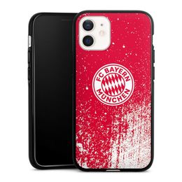 DeinDesign iPhone 12 mini Handy Silikon H&uuml;lle Case schwarz Handyh&uuml;lle Fcb Official Licensed Product Fc Bayern M&uuml;nchen