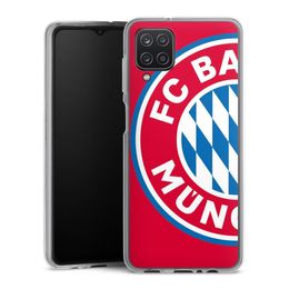 DeinDesign Galaxy A12 Handy Silikon H&uuml;lle Case transparent Handyh&uuml;lle Fc Bayern M&uuml;nchen Fcb Official Licensed Product Silikon Case