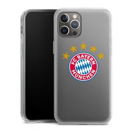 DeinDesign iPhone 12 Pro Max Handy Silikon H&uuml;lle Case transparent Handyh&uuml;lle Star Fc Bayern M&uuml;nchen Fcb Silikon Case