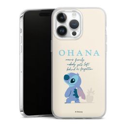 DeinDesign iPhone 14 Pro Max Handy Silikon H&uuml;lle Case transparent Handyh&uuml;lle Lilo & Stitch Disney Official Licensed Product Silikon Case