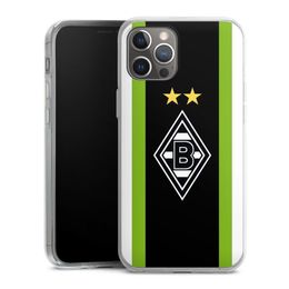 DeinDesign iPhone 12 Pro Max Handy Silikon H&uuml;lle Case transparent Handyh&uuml;lle Logo Gladbach Borussia M&ouml;nchengladbach Silikon Case