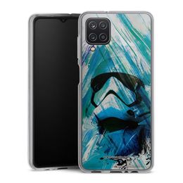 DeinDesign Galaxy A12 Handy Silikon H&uuml;lle Case transparent Handyh&uuml;lle Colourful Star Wars Stormtrooper Silikon Case