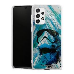 DeinDesign Galaxy A33 5G Handy Silikon H&uuml;lle Case transparent Handyh&uuml;lle Colourful Star Wars Stormtrooper Silikon Case