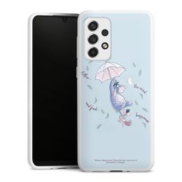 DeinDesign Galaxy A33 5G Handy Silikon H&uuml;lle Case wei&szlig; Handyh&uuml;lle Winnie The Pooh Eeyore Official Licensed Product Disney Silikon Case