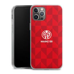 DeinDesign iPhone 12 Pro Max Handy Silikon H&uuml;lle Case transparent Handyh&uuml;lle Official Licensed Product Merchandise Mainz 05 Silikon Case
