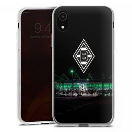 DeinDesign iPhone Xr Handy Silikon H&uuml;lle Case transparent Handyh&uuml;lle Borussia M&ouml;nchengladbach Official Licensed Product Stadium Silikon Case