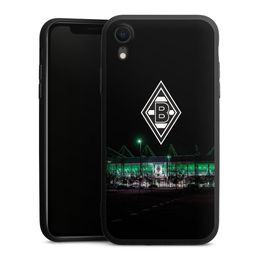 DeinDesign iPhone Xr Handy Premium Silikon H&uuml;lle Handyh&uuml;lle schwarz Case Borussia M&ouml;nchengladbach Official Licensed Product Stadium Silikon Premium Case