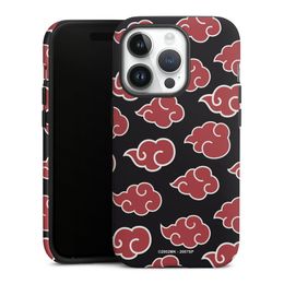 DeinDesign iPhone 14 Pro Handy Panzer Handyh&uuml;lle robuste Outdoor H&uuml;lle Schutzh&uuml;lle matt Naruto Shippuden Pattern Akatsuki Tough Case