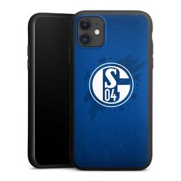 DeinDesign iPhone 11 Handy Premium Silikon H&uuml;lle Handyh&uuml;lle schwarz Case Official Licensed Product Fc Schalke 04 Schalke 04 Silikon Premium Case