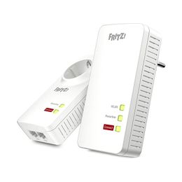 AVM FRITZ!Powerline 1260 WLAN Set Powerline Adapter 1200 Mbit/s Kabellos und Kabelgebunden