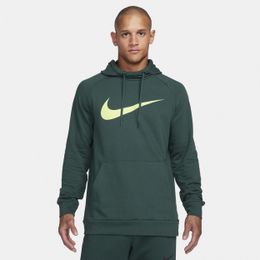 Nike Dry Graphic Dri-FIT Fitness-Pullover mit Kapuze für Herren - Grün