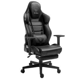 Chair Racing Chefsessel mit Sportsitz und ergonomsichen 4D-Armlehnen Schreibtischstuhl Drehstuhl