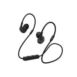 Hama Bluetooth Kopfhörer Sport, In-Ear, Mikrofon, ultraleicht, ergonomisch In-Ear-Kopfhörer (Freisprechfunktion, Google Assistant, Siri), schwarz