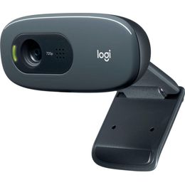Logitech C270 Webcam (HD), schwarz