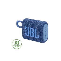 JBL GO 3 ECO Bluetooth-Lautsprecher (A2DP Bluetooth, 4,2 W), blau