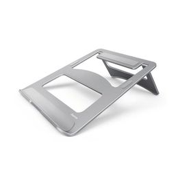 Hama Notebook Stand "Aluminium", Silber Laptop-Ständer, (bis 15,4 Zoll), silberfarben