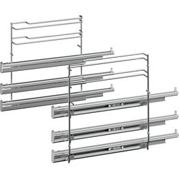 Bosch Teleskop-Vollauszug HEZ638370, pyrolysefähig, silberfarben