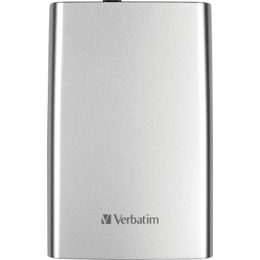 Verbatim Store 'n' Go USB 3.0 externe HDD-Festplatte (1 TB), silberfarben