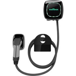 WALLBOX CHARGERS Wallbox stationär Elektroauto-Ladestation Pulsar Plus, 22kW / 32A, 22kW, Type 2, 7m Kabel OCPP, schwarz, schwarz