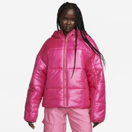 Nike Sportswear Classic Puffer Shine Therma-FIT Jacke mit lockerer Passform für Damen - Pink