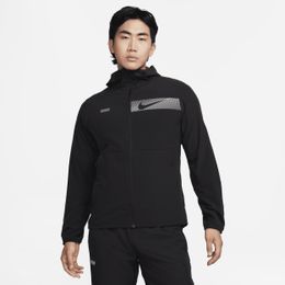 Nike Unlimited vielseitige Repel-Jacke mit Kapuze für Herren - Schwarz