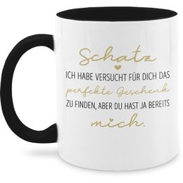 Shirtracer Tasse Perfekte Geschenk zu finden Schatz Geschenk Valentinstag Mann Geschenk