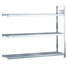 Schulte Anbau-Weitspannregal WS 2000 15507 silber 150,0 x 80,0 x 200,0 cm