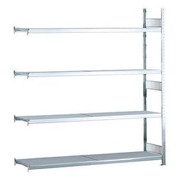 Schulte Anbau-Weitspannregal WS 2000 15583 silber 150,0 x 50,0 x 250,0 cm