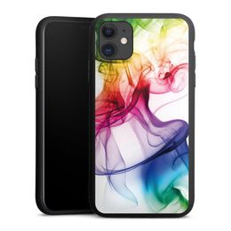 DeinDesign iPhone 11 Handy Premium Silikon H&uuml;lle Handyh&uuml;lle schwarz Case Colour Water Rainbow Silikon Premium Case