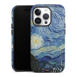 DeinDesign iPhone 14 Pro Handy Panzer Handyh&uuml;lle robuste Outdoor H&uuml;lle Schutzh&uuml;lle matt The Starry Night Kunst Tough Case