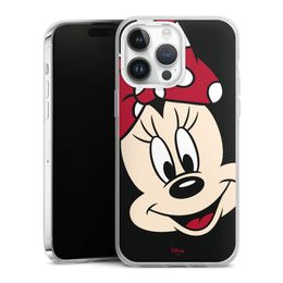 DeinDesign iPhone 14 Pro Max Handy Silikon H&uuml;lle Case transparent Handyh&uuml;lle Disney Minnie Mouse Official Licensed Product Silikon Case
