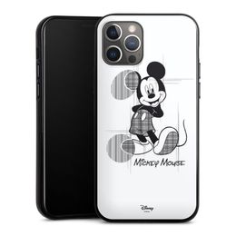 DeinDesign iPhone 12 Pro Handy Silikon H&uuml;lle Case schwarz Handyh&uuml;lle Official Licensed Product Mickey Mouse Disney