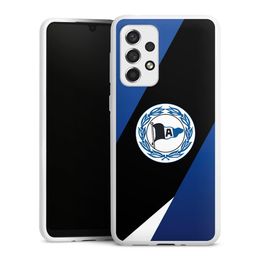 DeinDesign Galaxy A33 5G Handy Silikon H&uuml;lle Case wei&szlig; Handyh&uuml;lle Arminia Bielefeld Official Licensed Product Dsc Silikon Case