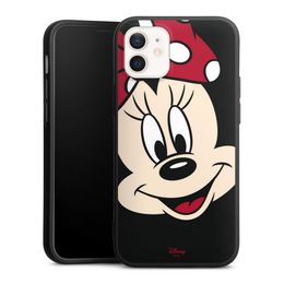 DeinDesign iPhone 12 mini Handy Premium Silikon H&uuml;lle Handyh&uuml;lle schwarz Case Disney Minnie Mouse Official Licensed Product Silikon Premium Case