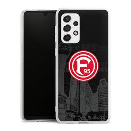 DeinDesign Galaxy A33 5G Handy Silikon H&uuml;lle Case transparent Handyh&uuml;lle Logo Official Licensed Product Fortuna D&uuml;sseldorf Silikon Case