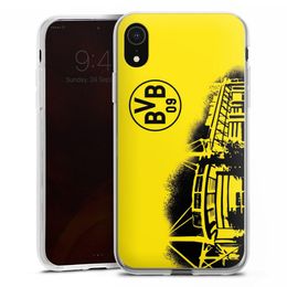 DeinDesign iPhone Xr Handy Silikon H&uuml;lle Case transparent Handyh&uuml;lle Stadium Bvb Borussia Dortmund Silikon Case