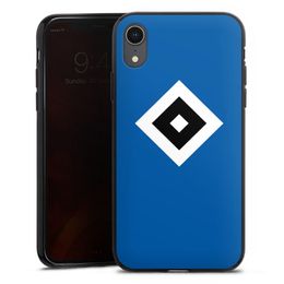 DeinDesign iPhone Xr Handy Silikon H&uuml;lle Case schwarz Handyh&uuml;lle Logo Hsv Hamburger Sv