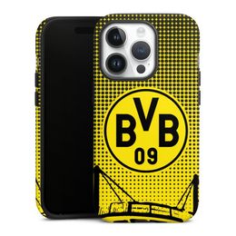 DeinDesign iPhone 14 Pro Handy Panzer Handyh&uuml;lle robuste Outdoor H&uuml;lle Schutzh&uuml;lle matt Bvb Stadium Borussia Dortmund Tough Case