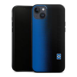 DeinDesign iPhone 14 Plus Handy Silikon H&uuml;lle Case schwarz Handyh&uuml;lle Logo Hsv Transparent