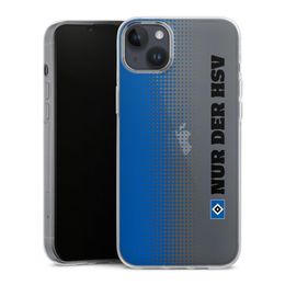 DeinDesign iPhone 14 Plus Handy Silikon H&uuml;lle Case transparent Handyh&uuml;lle Logo Hsv Transparent Silikon Case