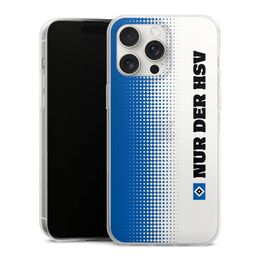 DeinDesign iPhone 15 Pro Max Handy Silikon H&uuml;lle Case transparent Handyh&uuml;lle Logo Hsv Transparent Silikon Case